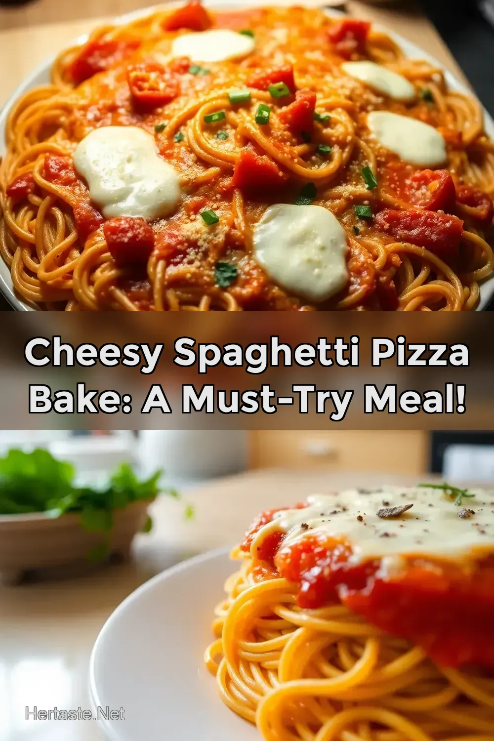 Easy Spaghetti Pizza Bake: My Family's Favorite Cheesy…