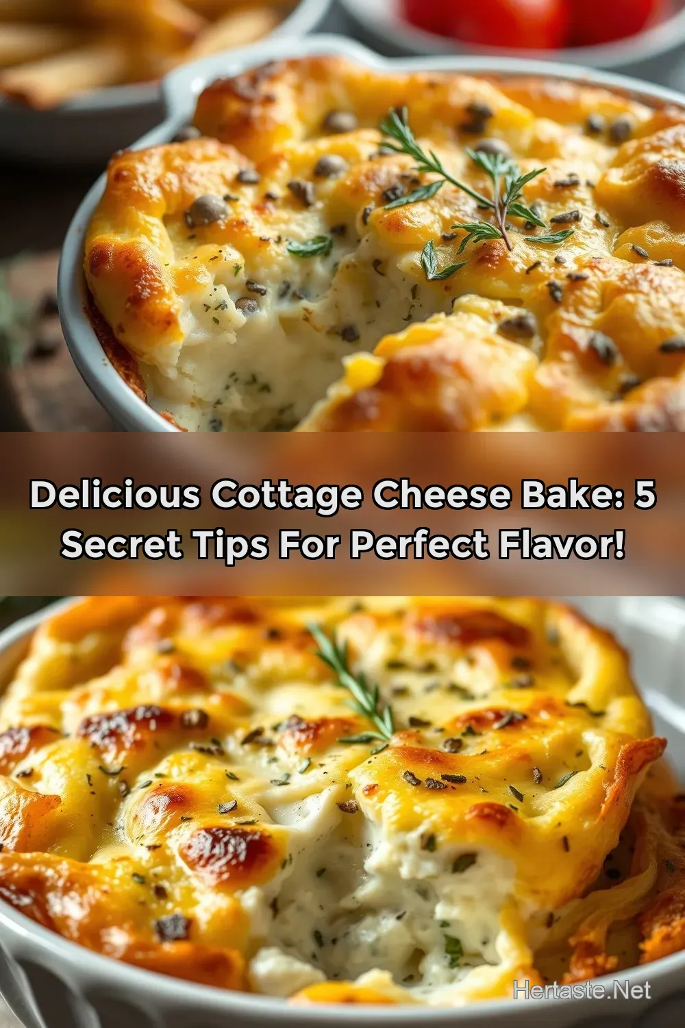 Easy Cottage Cheese Bake with Herb Crust: A Comforting…