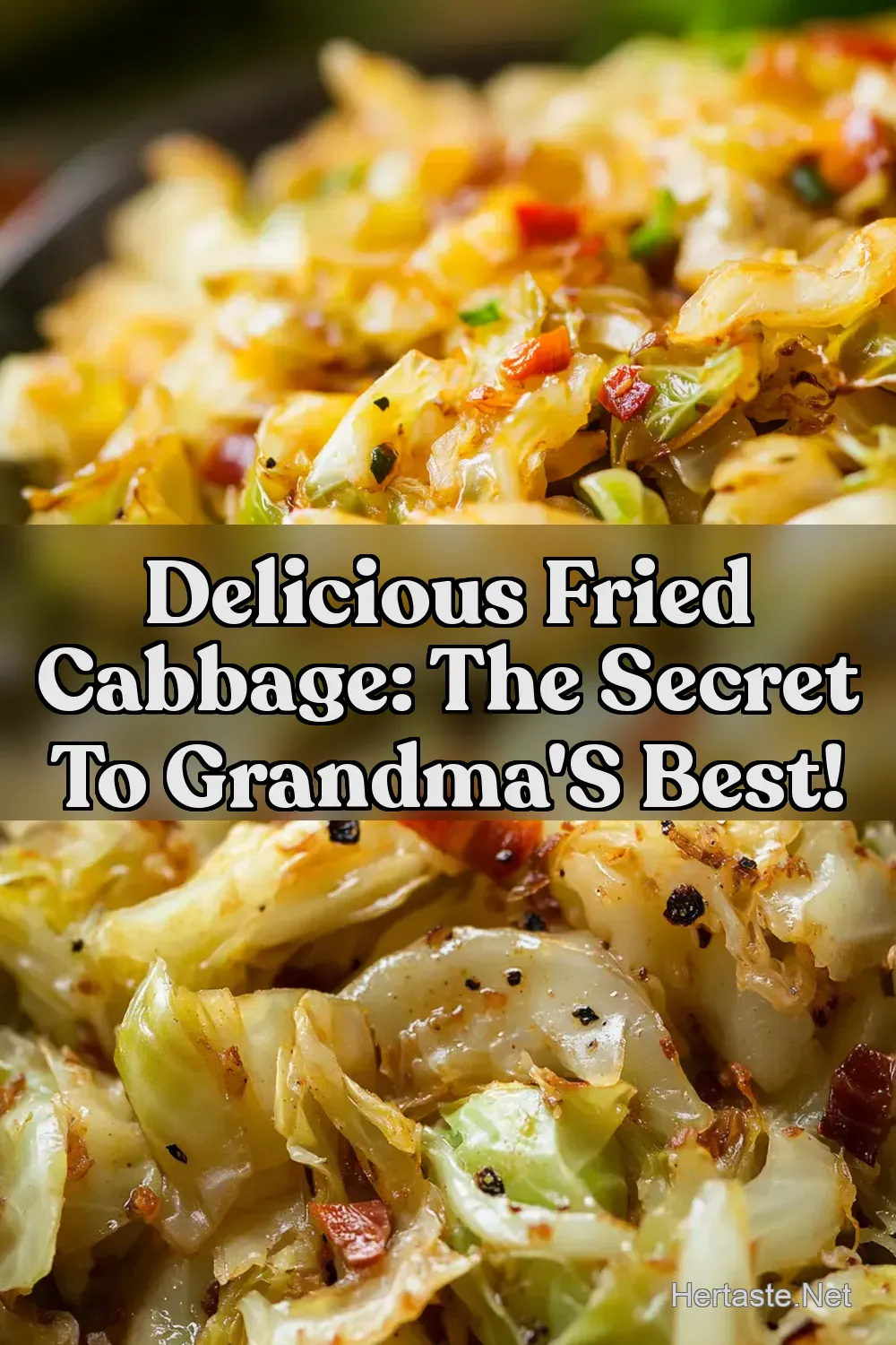 Grandma's Fried Cabbage Recipe (with a Kick!) | Easy!