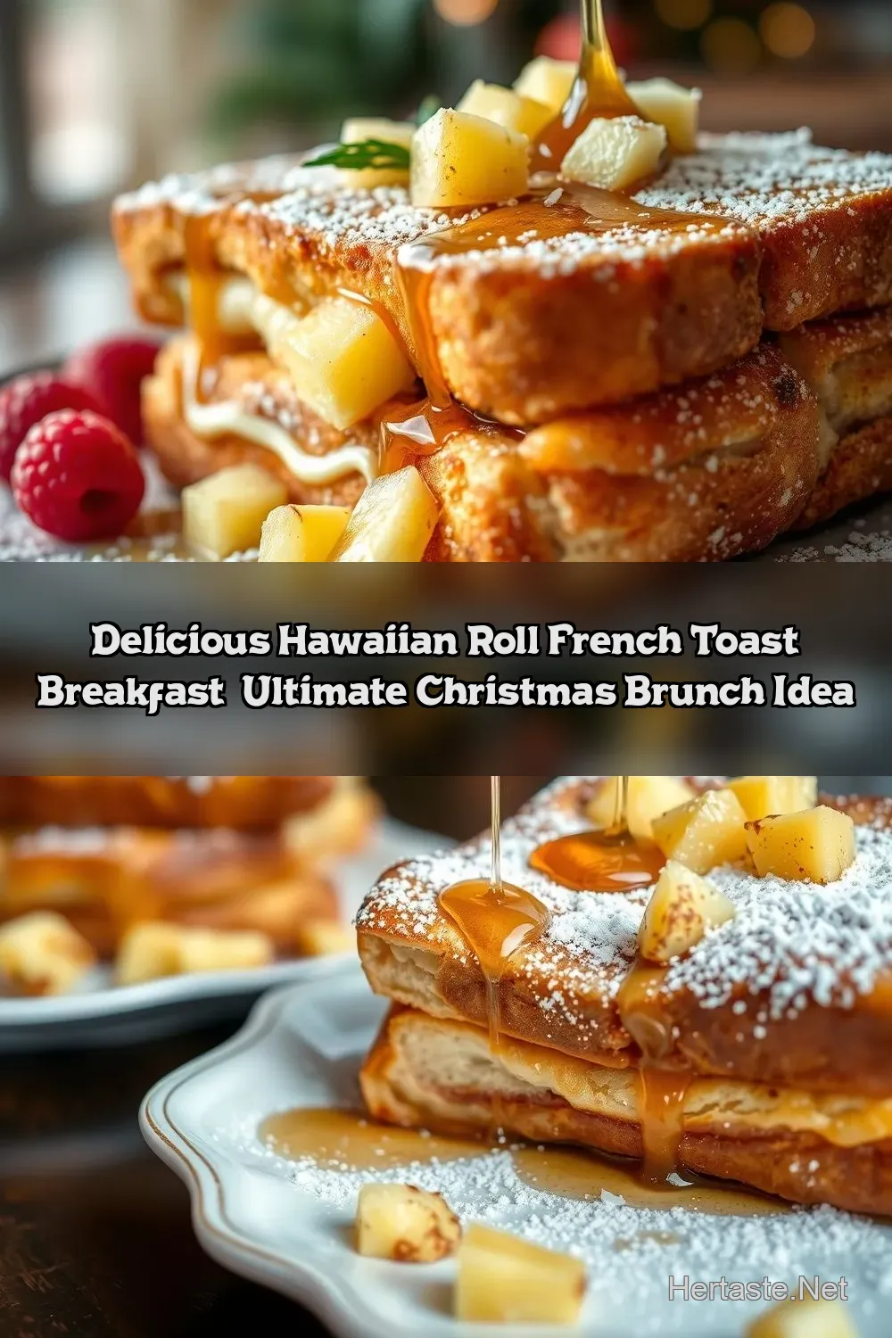 Sweet & Savoury Hawaiian Roll French Toast: Easy Weekend…