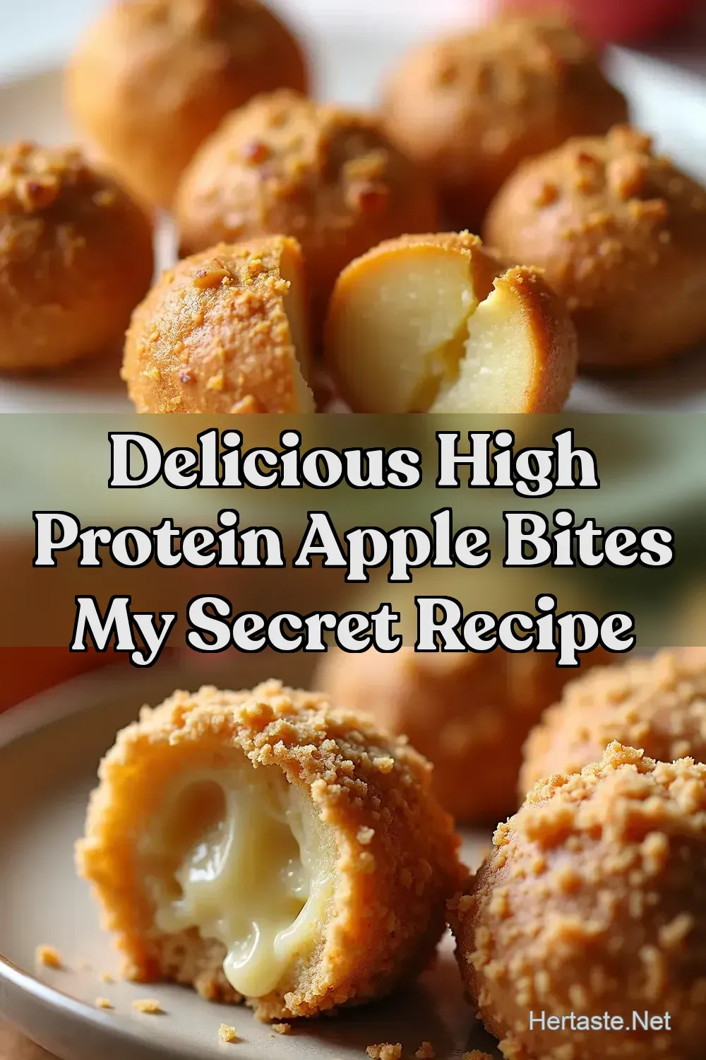 High Protein Apple Bites GuiltFree Apple Pie Snack