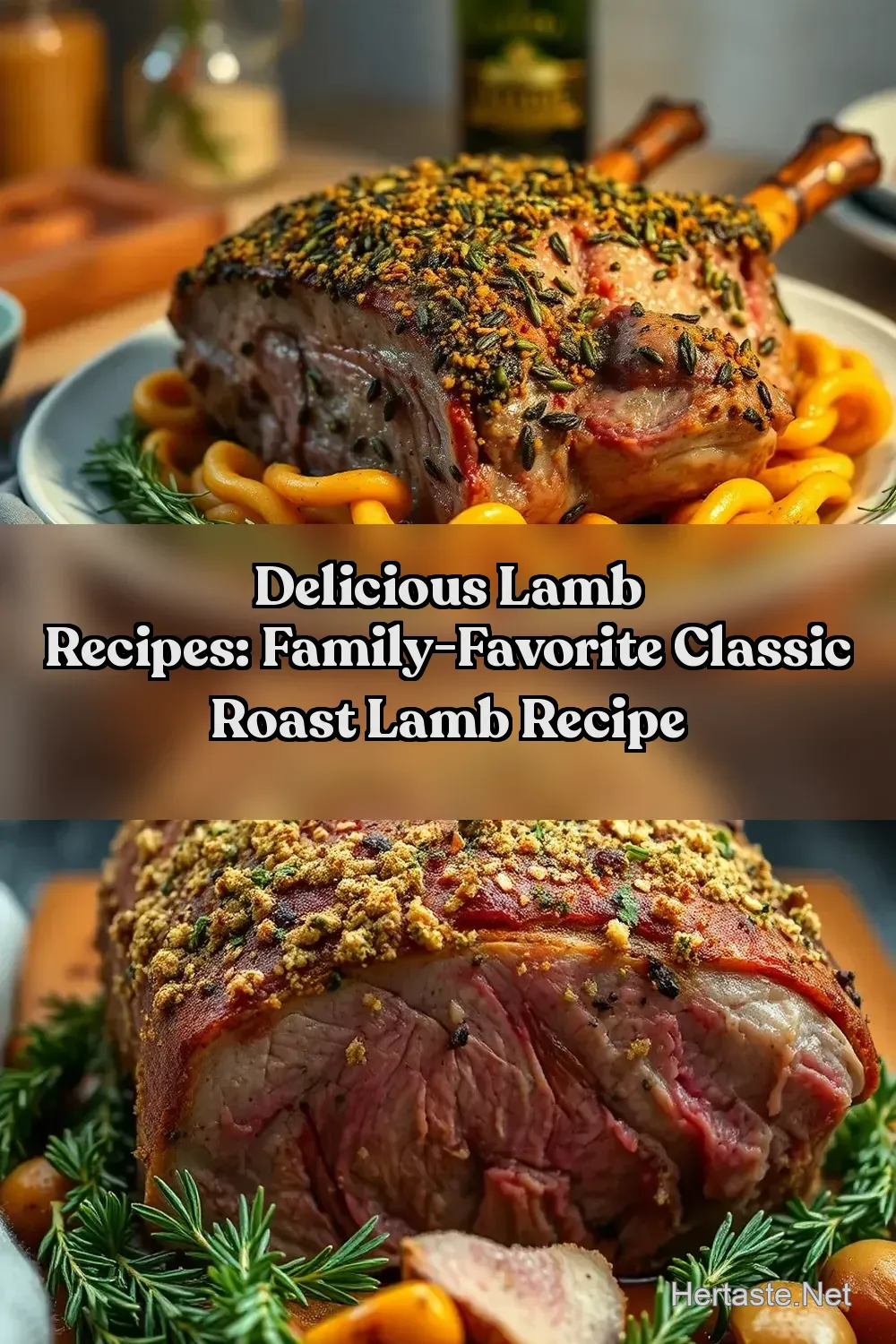 Herb-Crusted Roast Lamb Recipe: A Sunday Roast Classic!