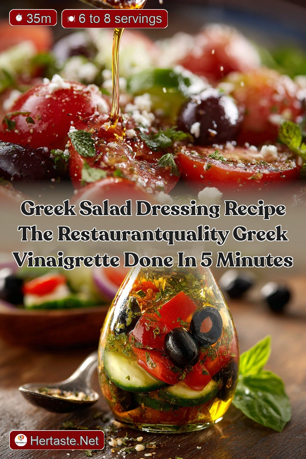 Greek Salad Dressing The 5Minute Authentic Greek…