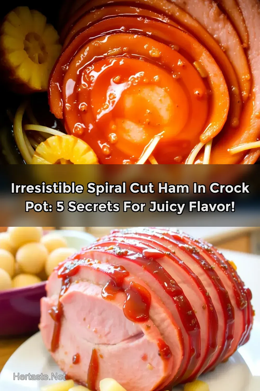 Easy & Juicy Spiral Cut Ham in Crock Pot: My…