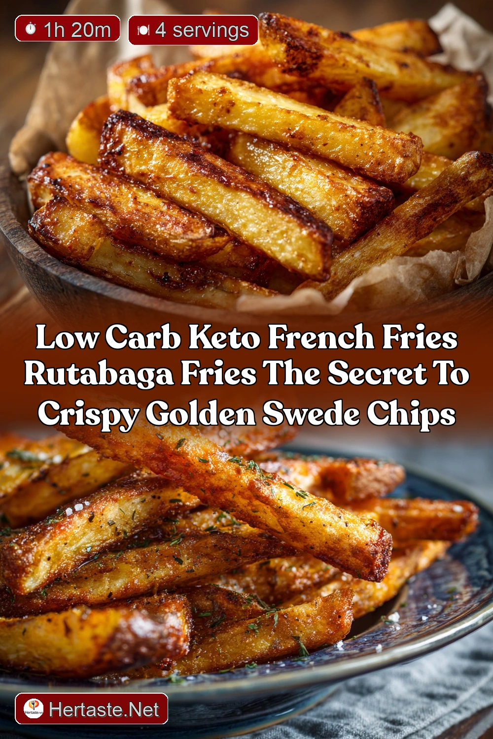Low Carb Keto French Fries Rutabaga Fries Achieve Crispy…