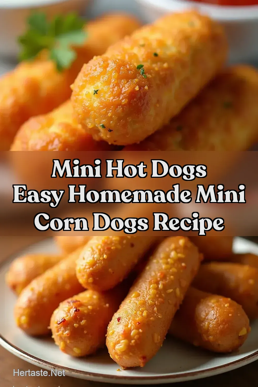 Easy Homemade Mini Corn Dogs Recipe Fair Food Fun at Home