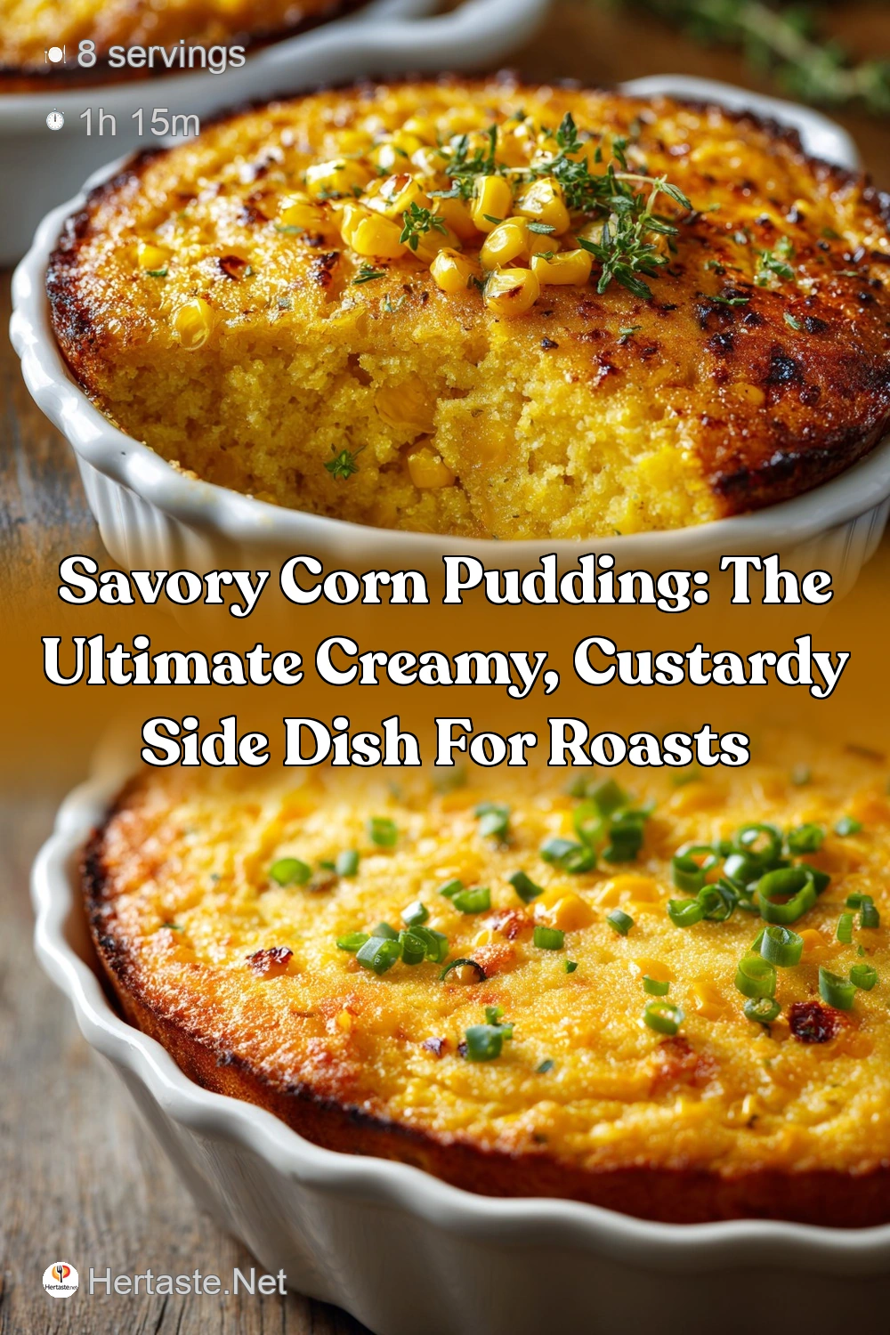 Savory Corn Pudding Recipe: Ultra-Creamy Cheddar Corn…