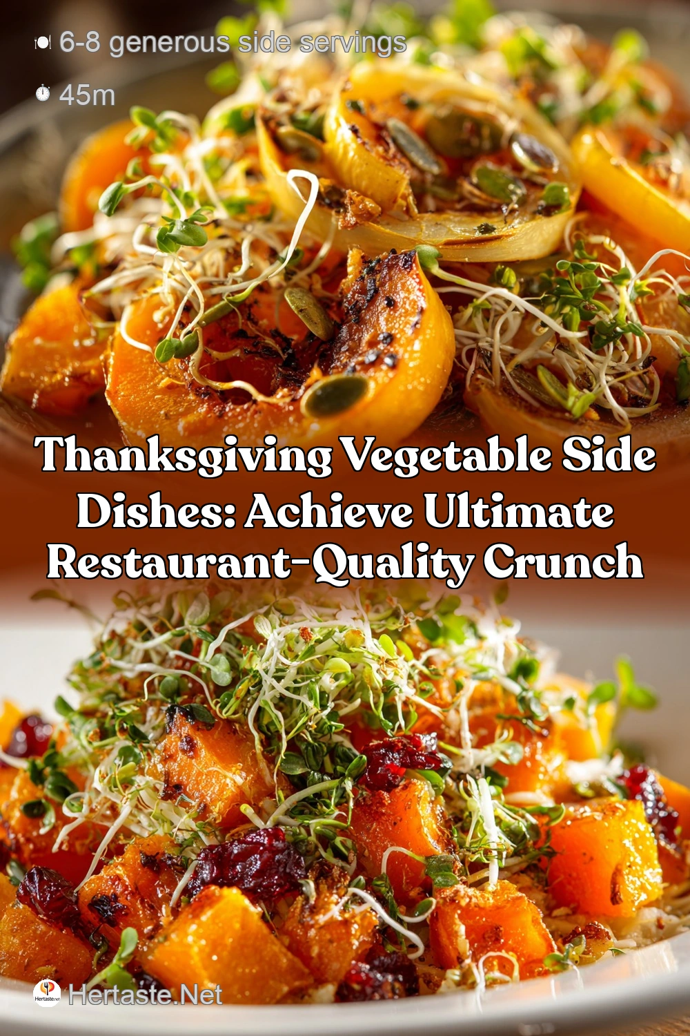 Thanksgiving Vegetable Side Dishes: Maple-Kissed Squash…