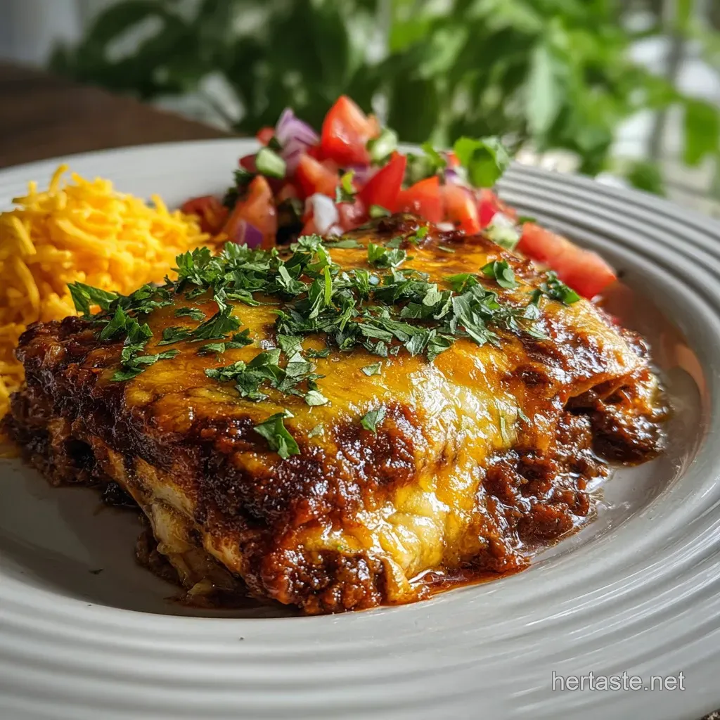 The BEST Beef Enchilada Casserole: Smoky Layers