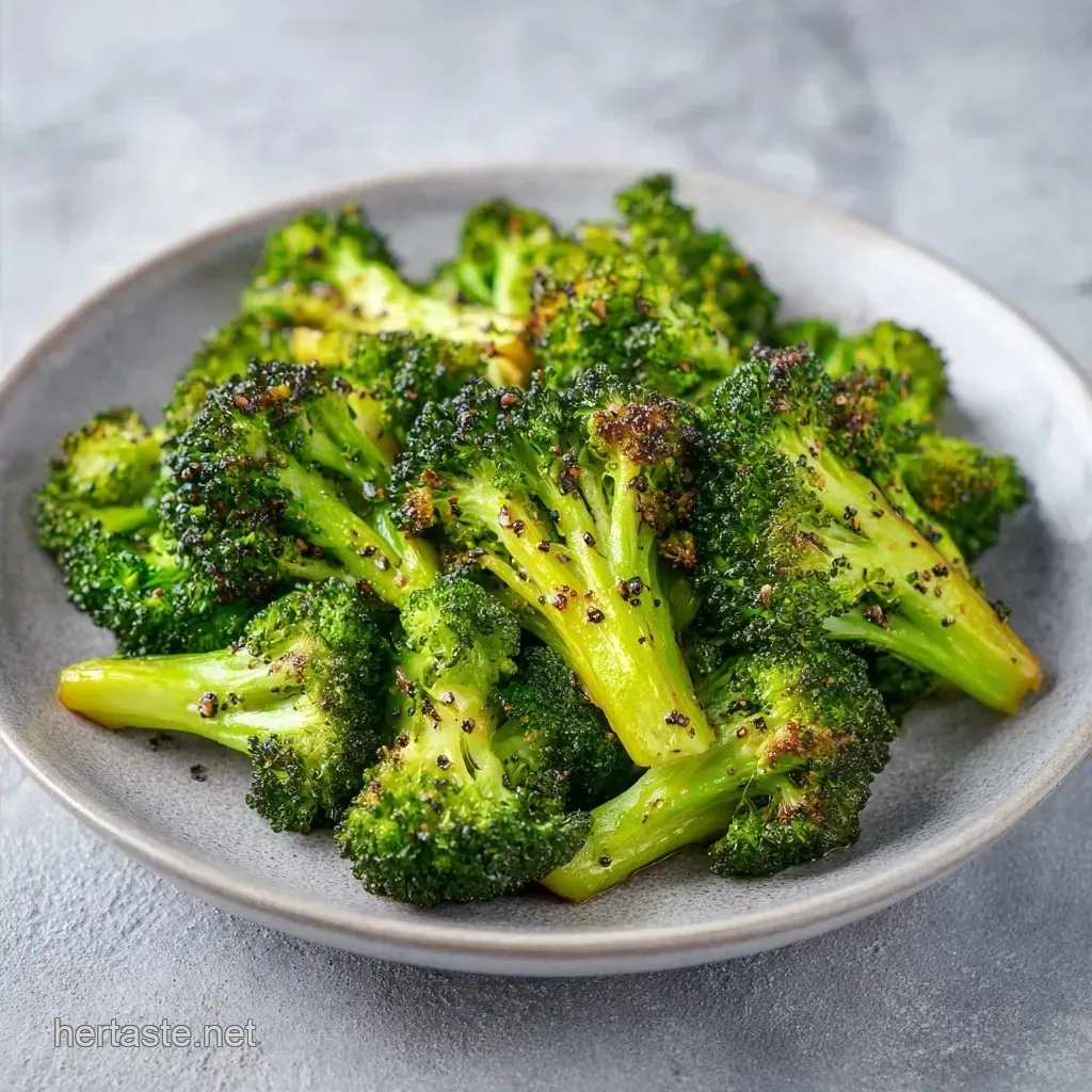 Bite Sized Roasted Broccoli: Crispy - HerTaste.net