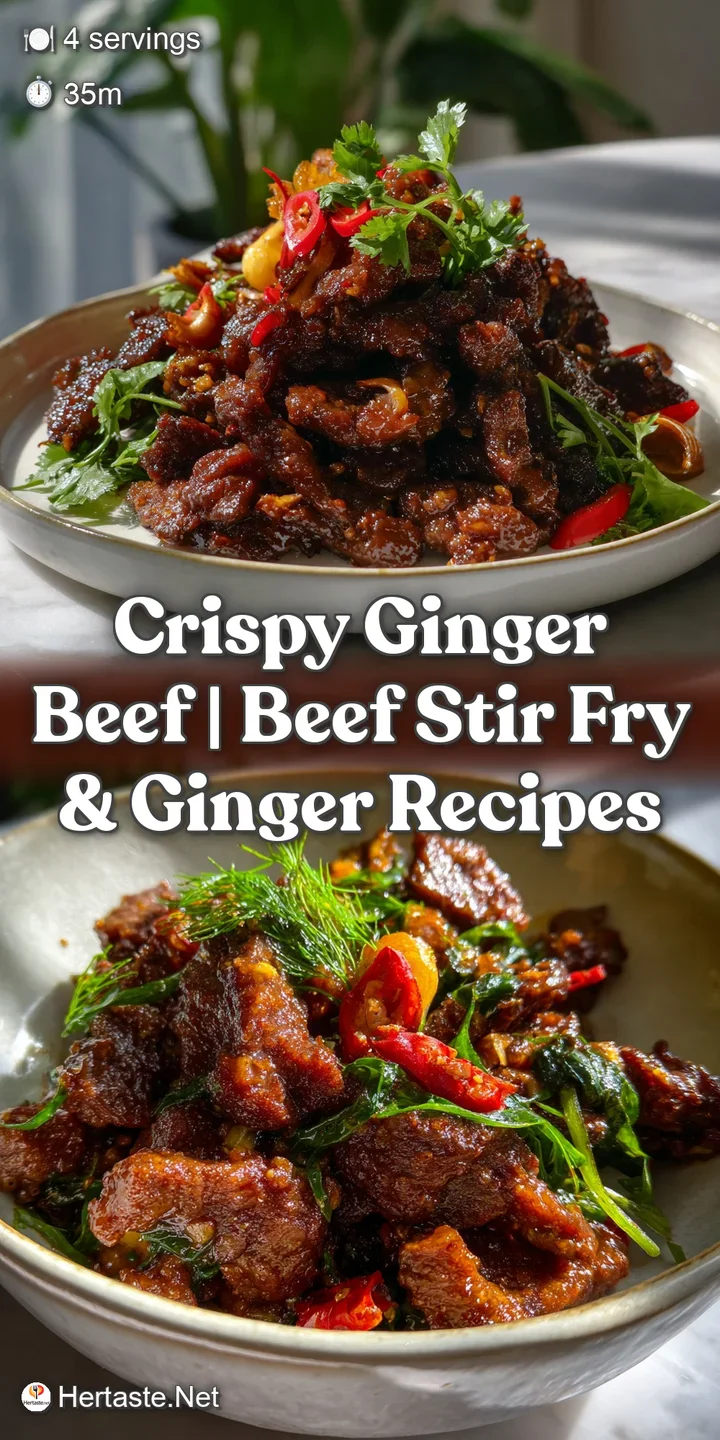 Crispy Ginger Beef: Shatter-Crispy Glaze - HerTaste.net