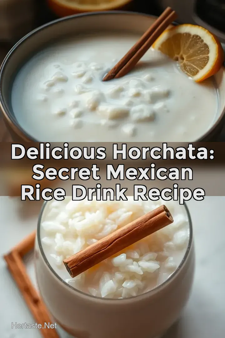 Creamy Horchata Recipe: Authentic & Oh-So-Easy!