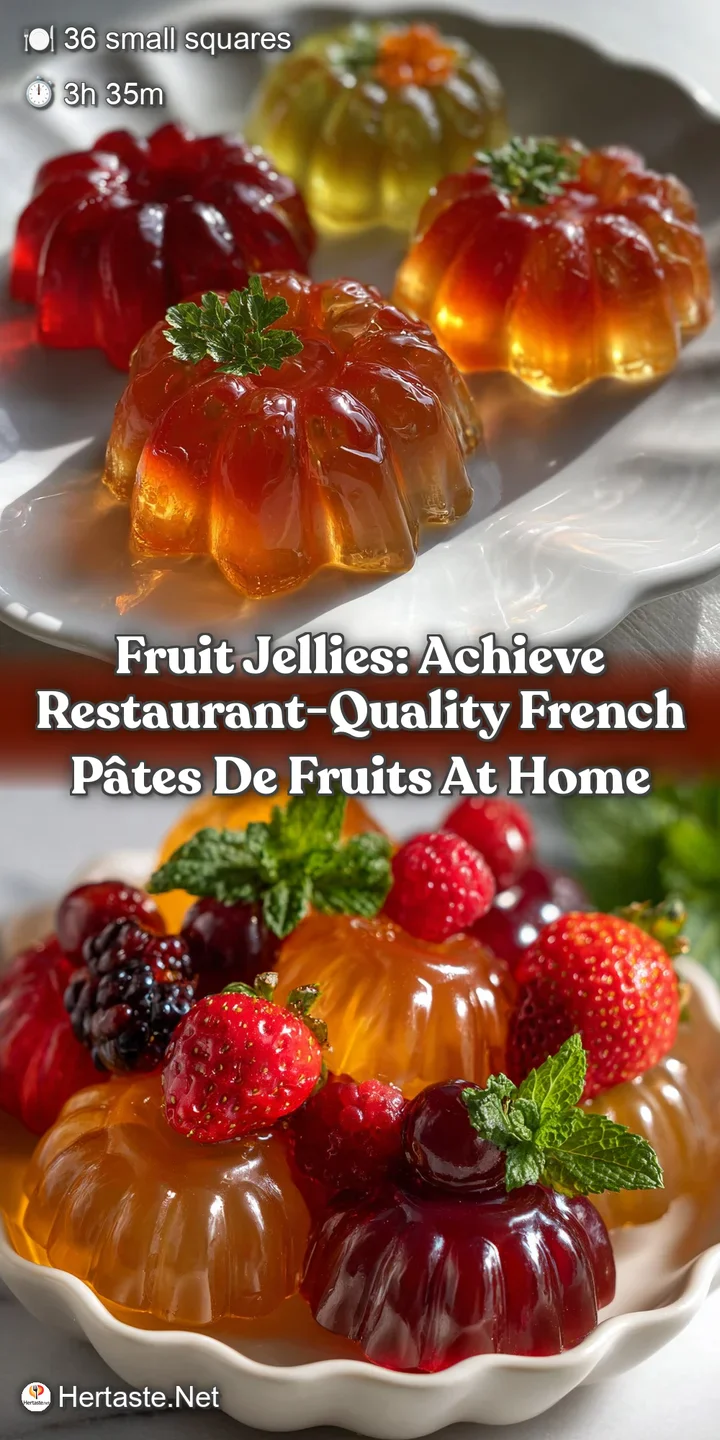Fruit Jellies: Gourmet Pâtes de Fruits Recipe - HerTaste.net