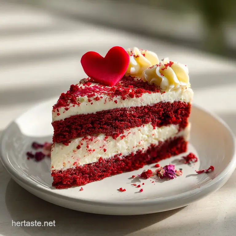 Delicious Valentine Cake Idea with Red Velvet to Celebrate…